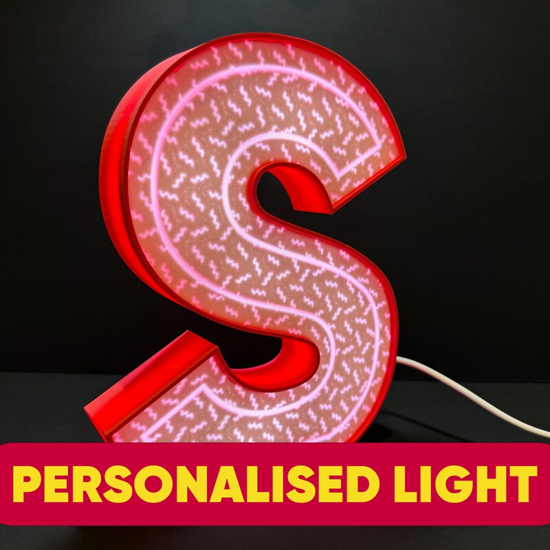 Initial Lights - Etsy UK