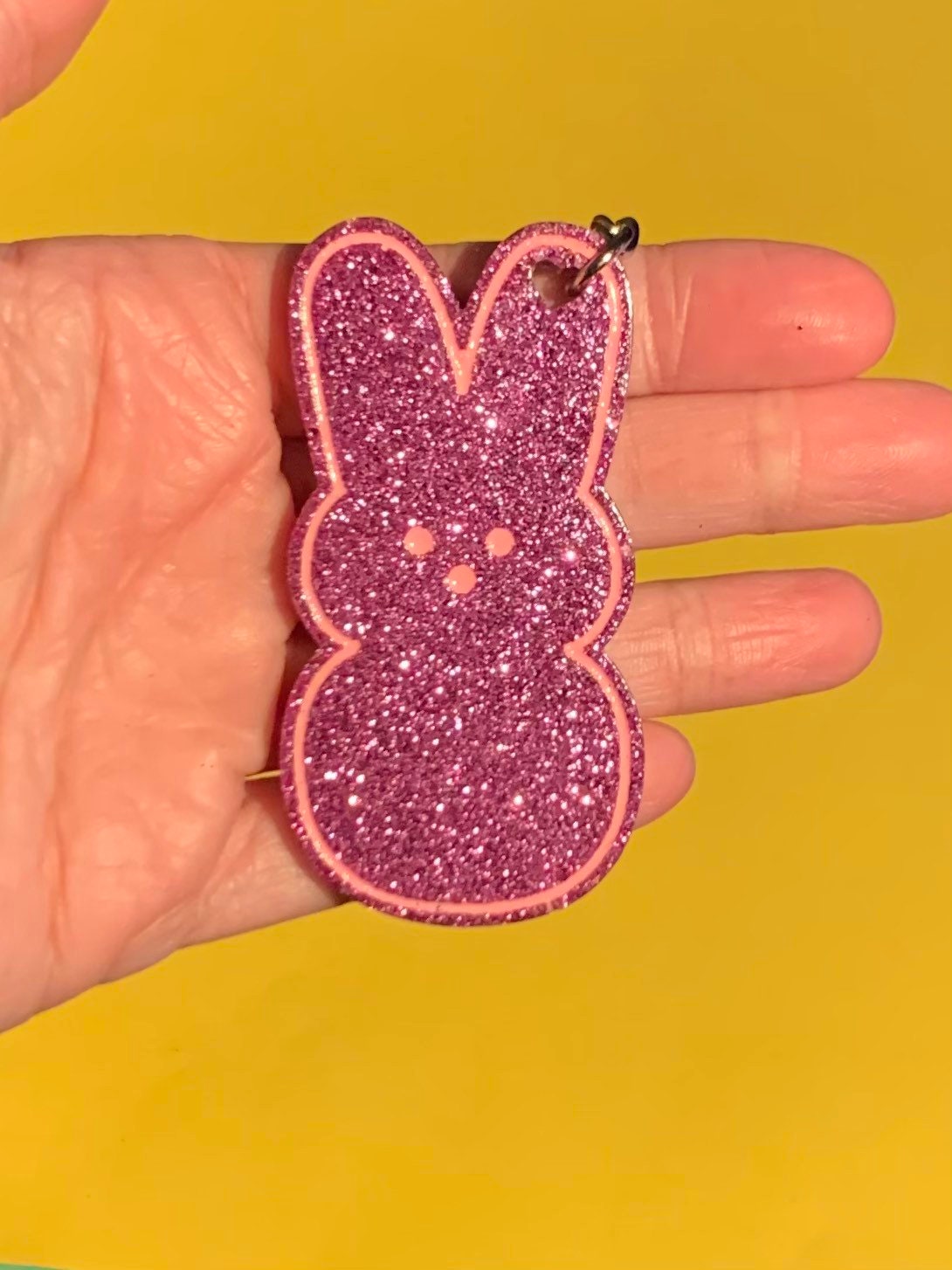 Purple Peep keychain | Etsy