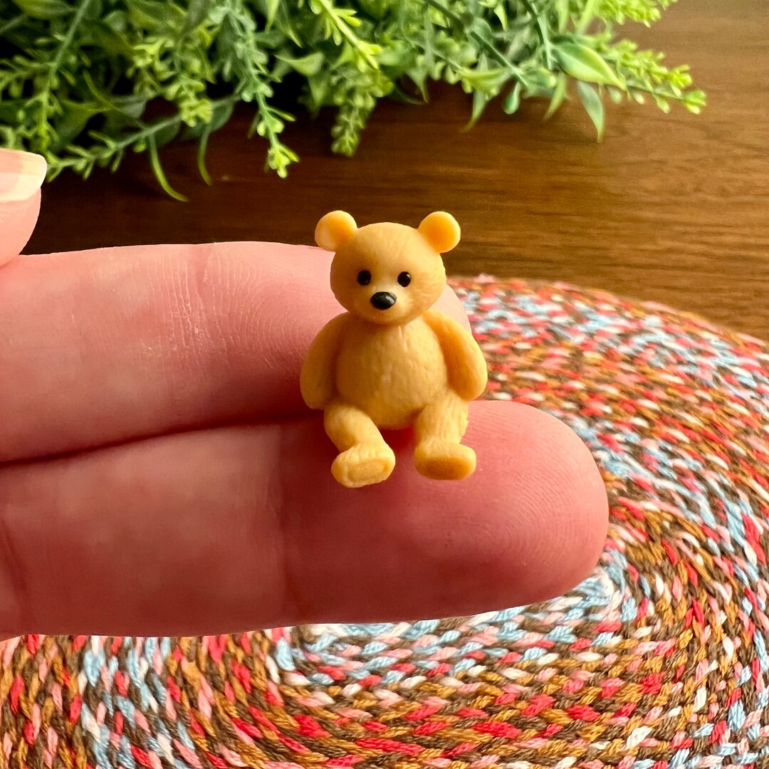 Dollhouse Miniature Teddy Bear, Multi-scale Compatible - Etsy