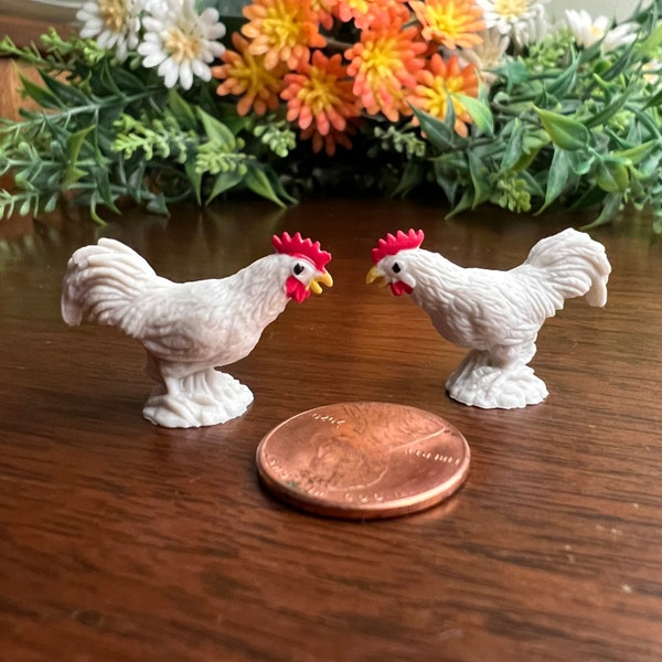 Miniature Roosters - Etsy