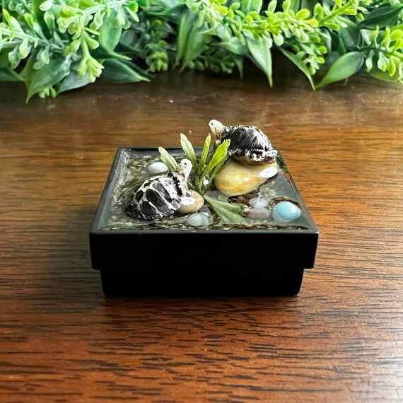 Art & Collectibles Miniature Turtle Bowl Miniature Fish Bowl Miniatures ...