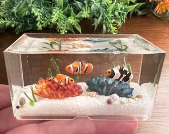 miniature ocean sculpture unique underwater world Miniature polymer ...