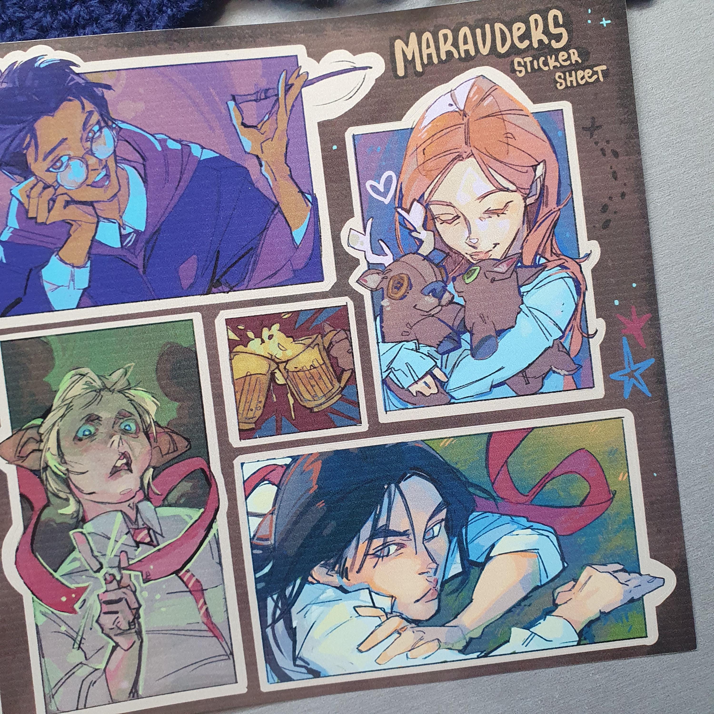 MARAUDERS Era Sticker Sheet - Etsy