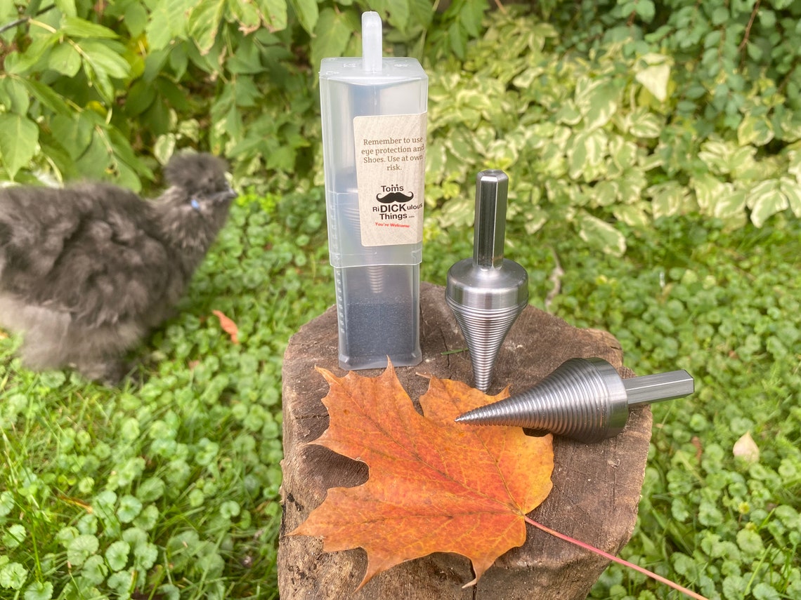 SCREW WOOD SPLITTER Steel Splitter Screw Wood Splitter - Etsy Canada