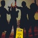 Adult Drinking Sign-caution SIGN, BACKYARD Signs, Gift for Tailgate ...