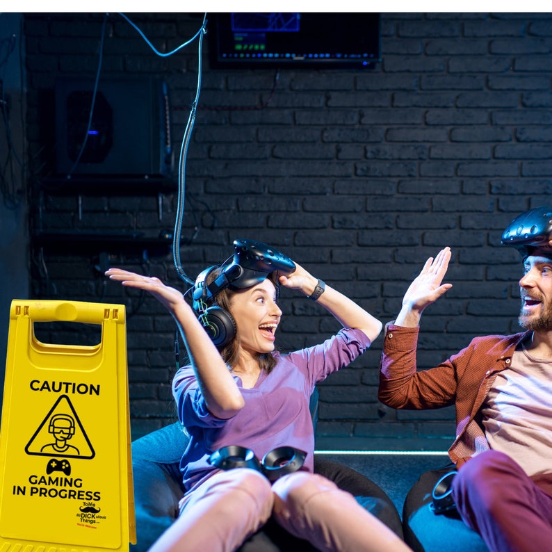 Custom Caution Signs Plastic Sign With Fun Message Easy - Etsy