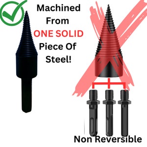 SCREW WOOD SPLITTER, Steel Splitter, Screw Wood Splitter Hardware Steel ...