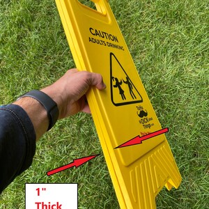 Adult Drinking Sign-caution SIGN, BACKYARD Signs, Gift for Tailgate ...