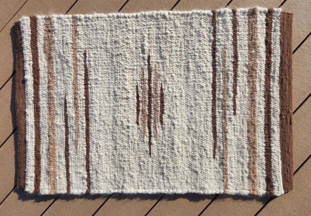 Handwoven Alpaca Accent Rug 2x3 Ft - Etsy