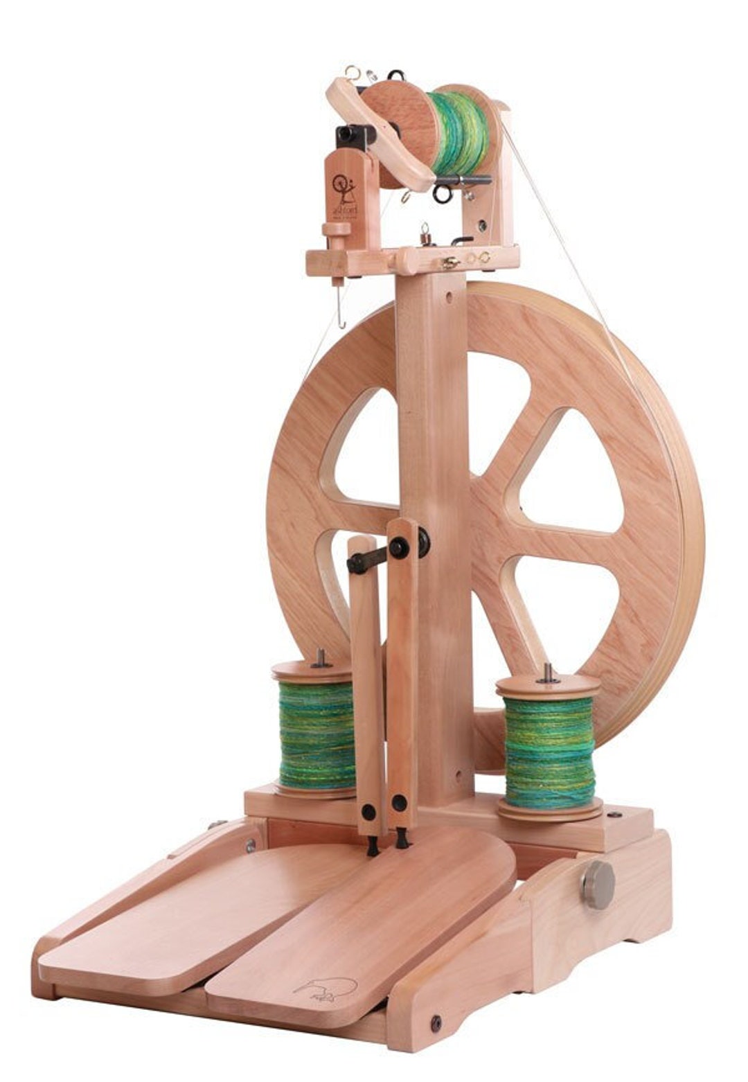 Kiwi 3 Spinning Wheel- Double Treadle, Single Drive - Etsy