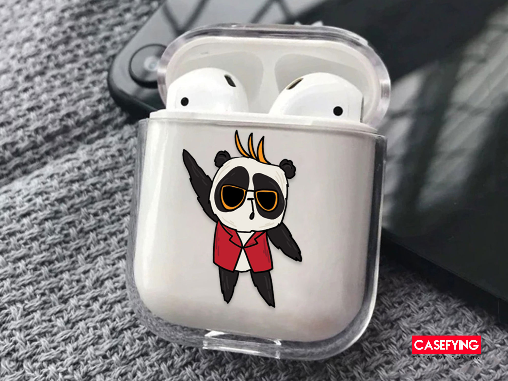 King panda AirPods case king panda AIRPOD crown TPU AirPods | Etsy