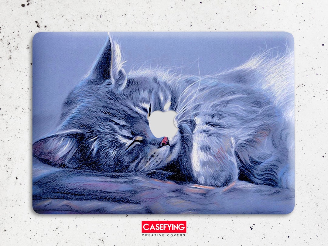 Sleeping Cat Hard Cover MacBook MacBook 16 Pro M1 New MacBook Air M2 ...