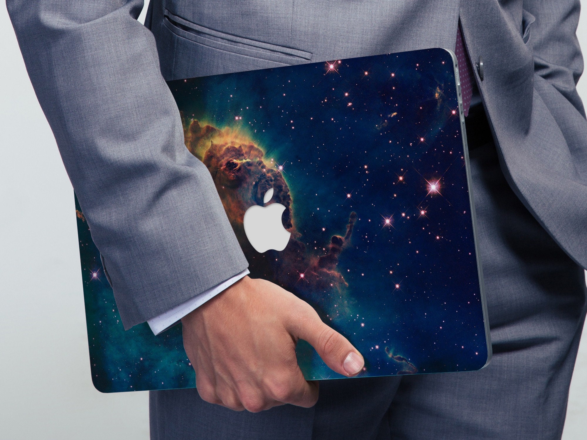 Space Galaxy Print Double Sided Proterctive Case Macbook Pro - Etsy