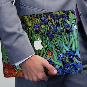 Van Gogh Irises Protective Hard Plastic Laptop Case Art Lover Gift ...