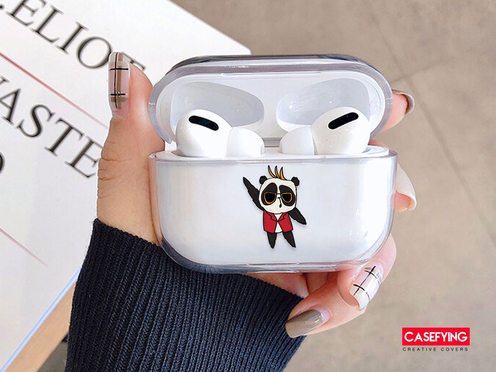 King Panda Airpods Case King Panda Airpods 1 Crown Gift for Her Panda ...