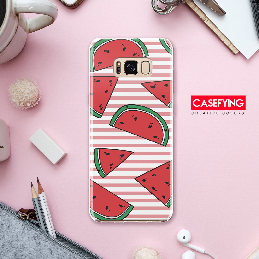 Cartoon Watermelon Art , Print for Lines Pixel 3a Case Fruit Pattern Xs ...