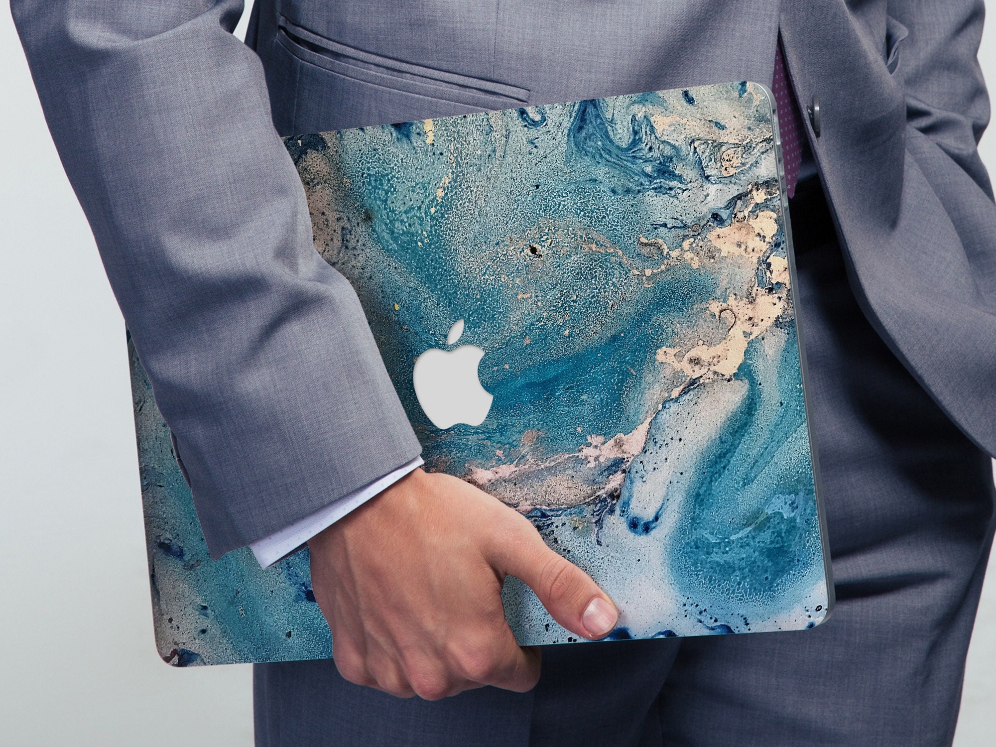 Blue Marble Stone Print Macbook Protective Case Macbook Air 13 - Etsy