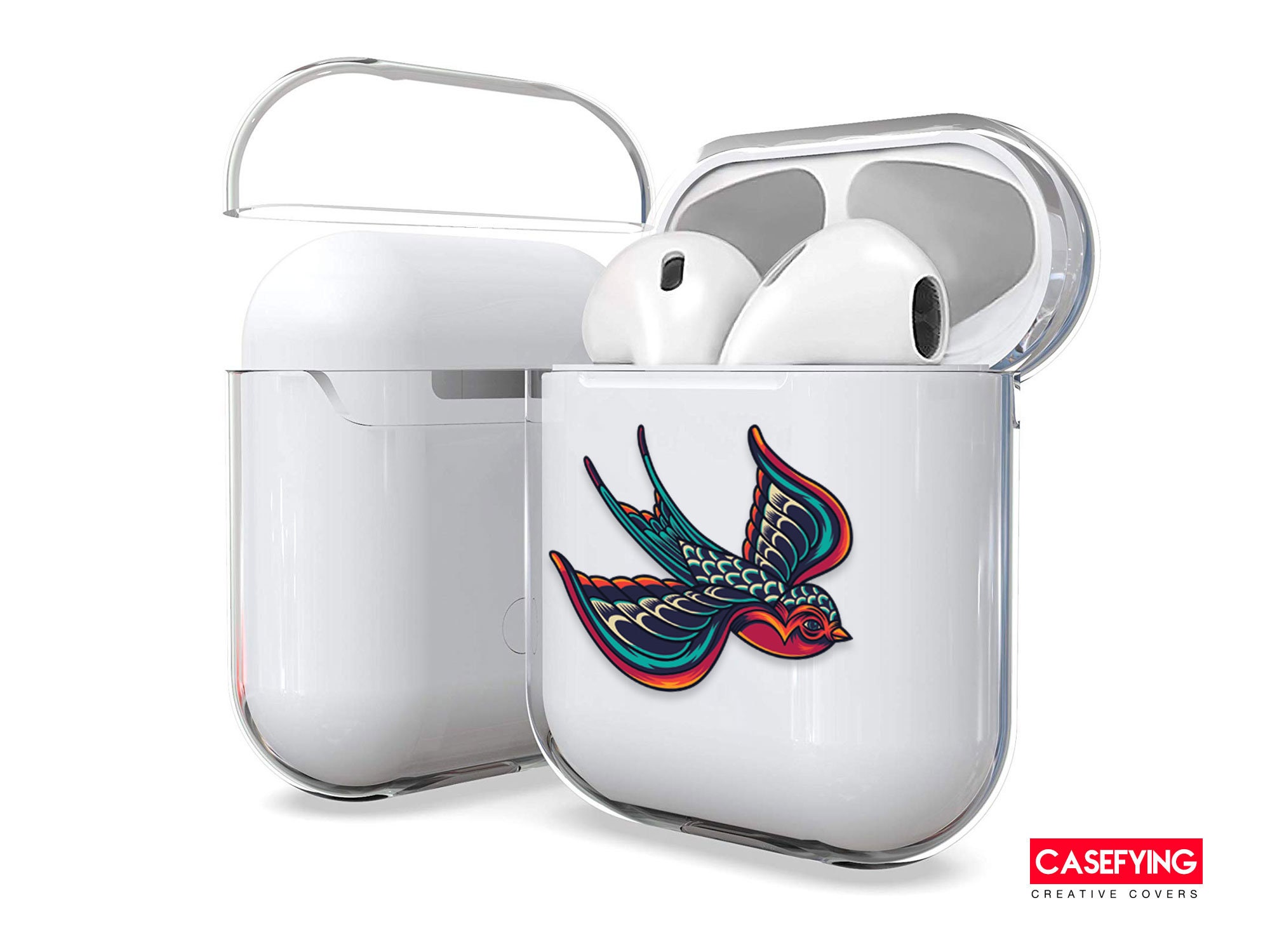 Swallow Art Painting Airpods Case Art Painting AIRPOD Bird - Etsy UK