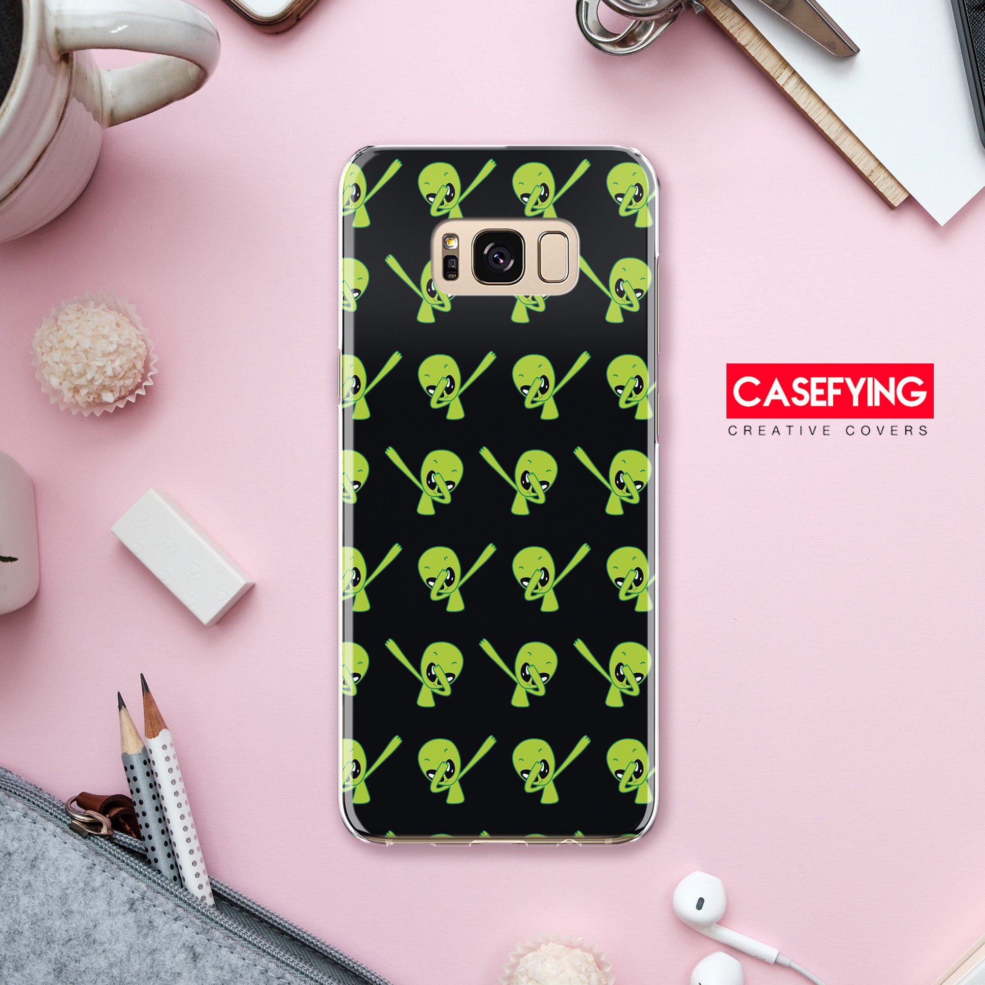 Trendy Alien Dab Print for Alien Pattern Xs Max Dab Gift for - Etsy