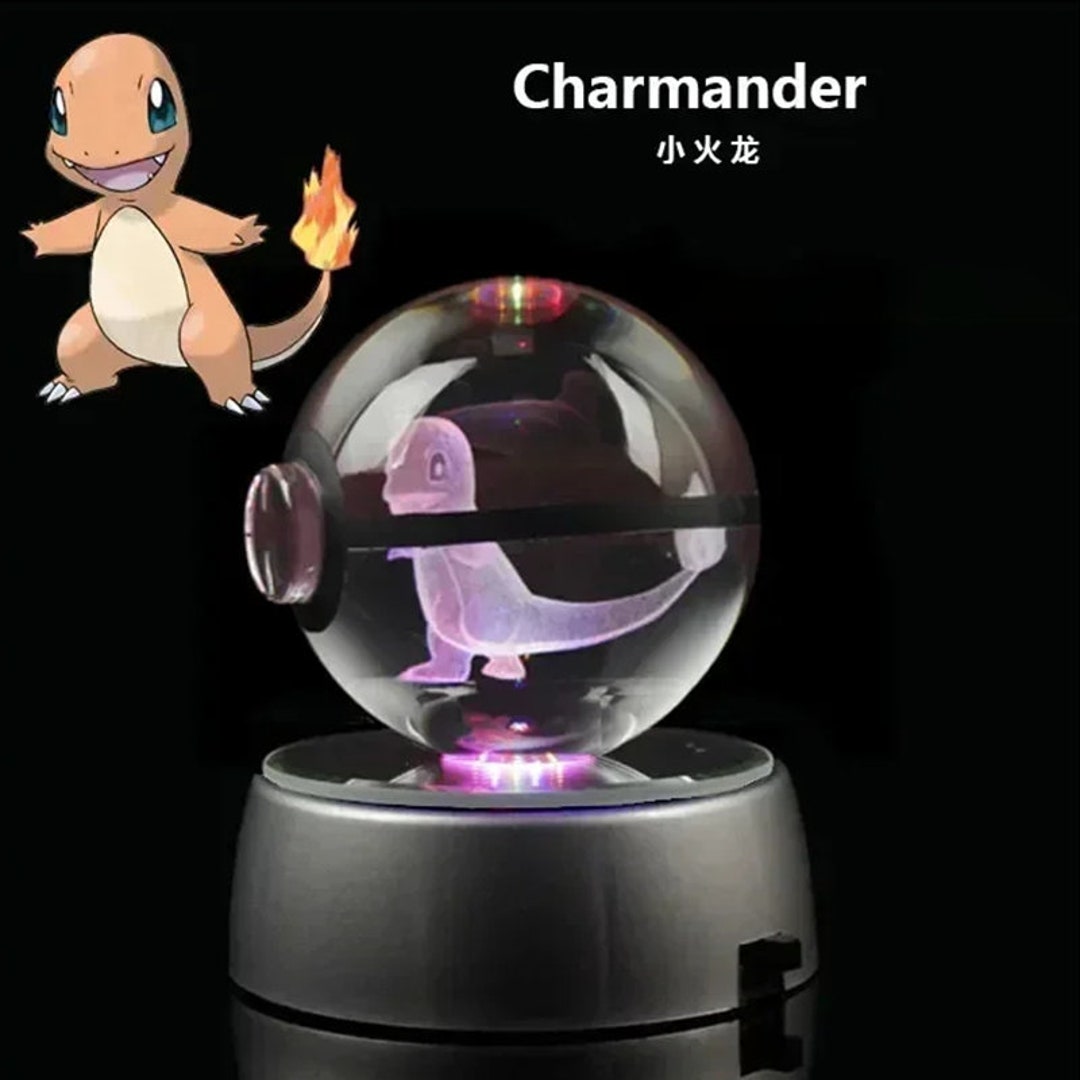 3D LED Pokemon Crystal Ball Free Shipping - Etsy