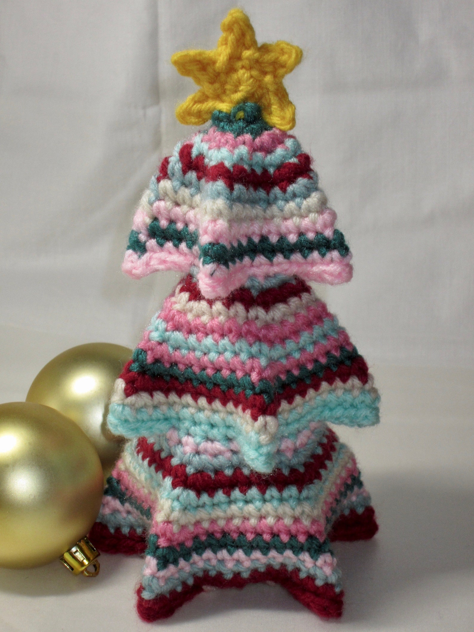 One-piece Christmas Tree (4 Styles) | Crochet Pattern | Amigurumi | Pdf ...