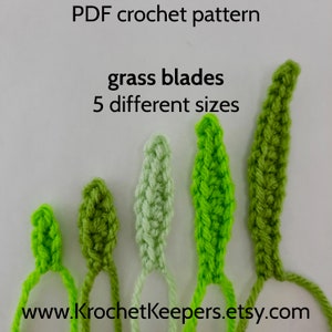 Nature Accessories Pack (acorns ~ Grass ~ Leaves ~ Snails) | CROCHET ...