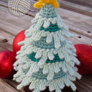 3 Rustic Holiday Christmas Trees (one Piece) | CROCHET PATTERN | Pdf ...