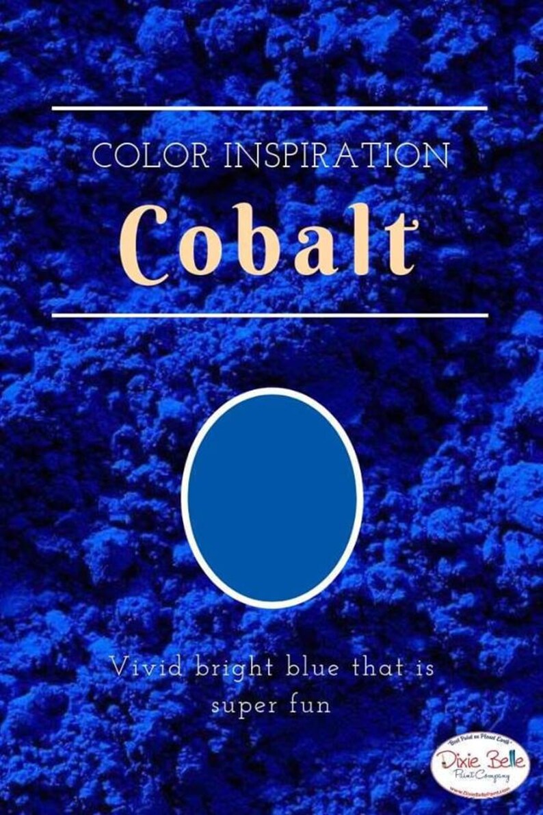 Cobalt Blue Chalk Paint Royal Blue Paint Dixie Belle Chalk - Etsy