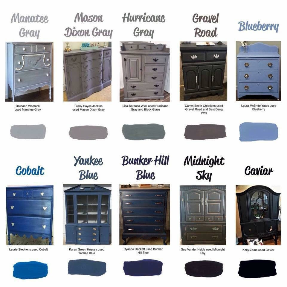 Manatee Gray Chalk Paint Gray Chalk Paint Dixie Belle - Etsy