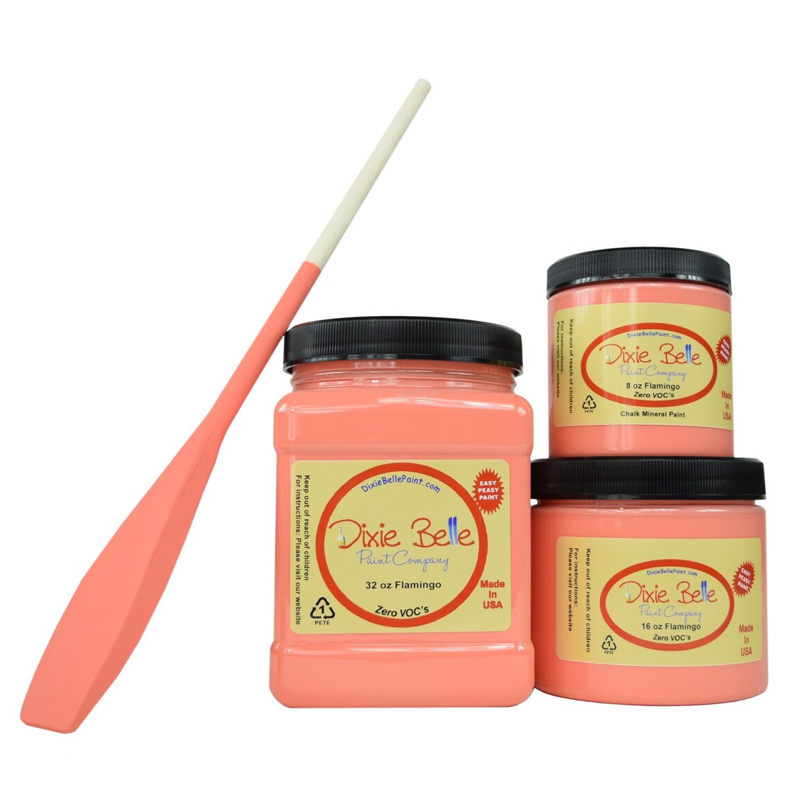 Flamingo Chalk Paint Coral Chalk Paint Chic Paint Color - Etsy