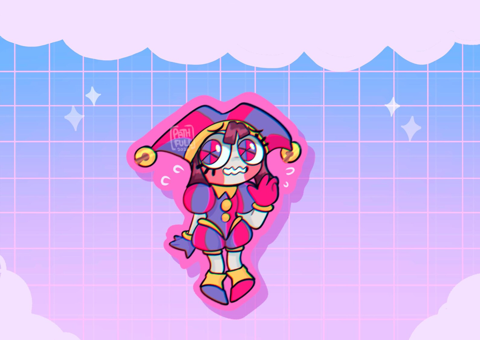The Amazing Digital Circus Inspired | STICKERS - Etsy