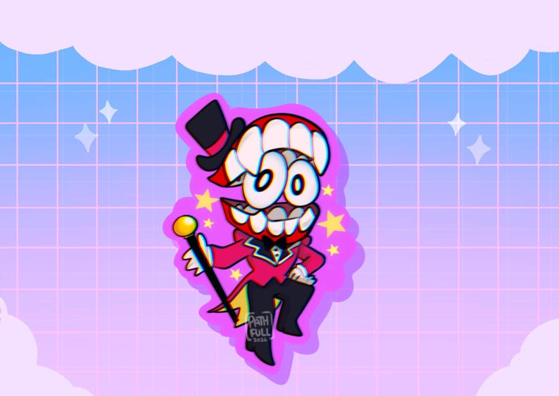 The Amazing Digital Circus Inspired | STICKERS - Etsy