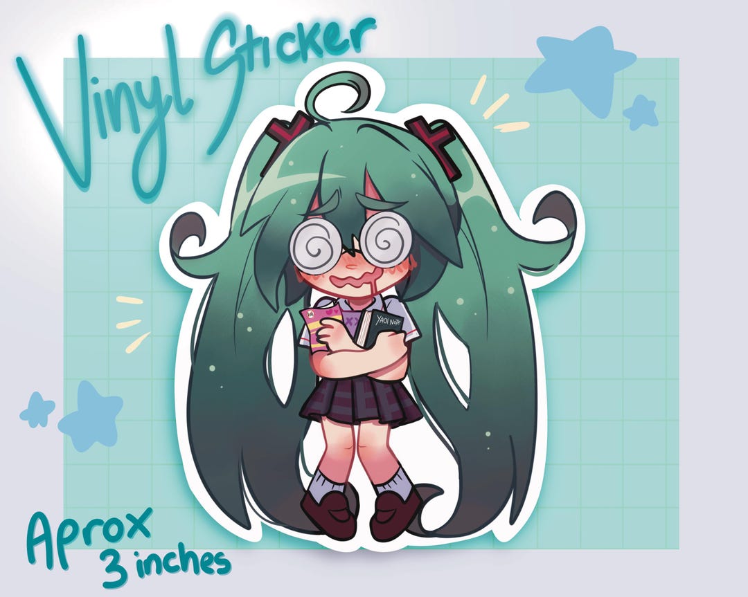 PRE-ORDER | Rotten Girl, Rotten Miku Sticker - Etsy