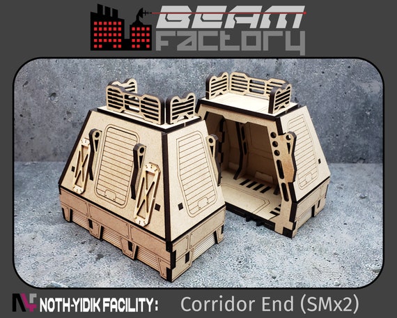 Laser Cut tabletop wargaming terrain kit Noth Yidik Facility | Etsy