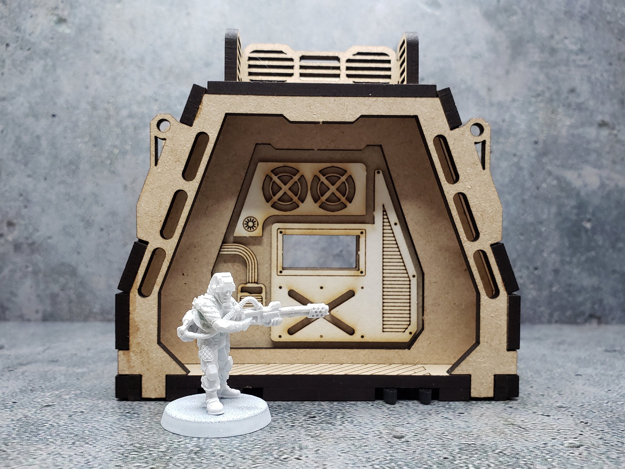 Laser Cut Tabletop Wargaming Terrain Kit Noth Yidik Facility - Etsy UK