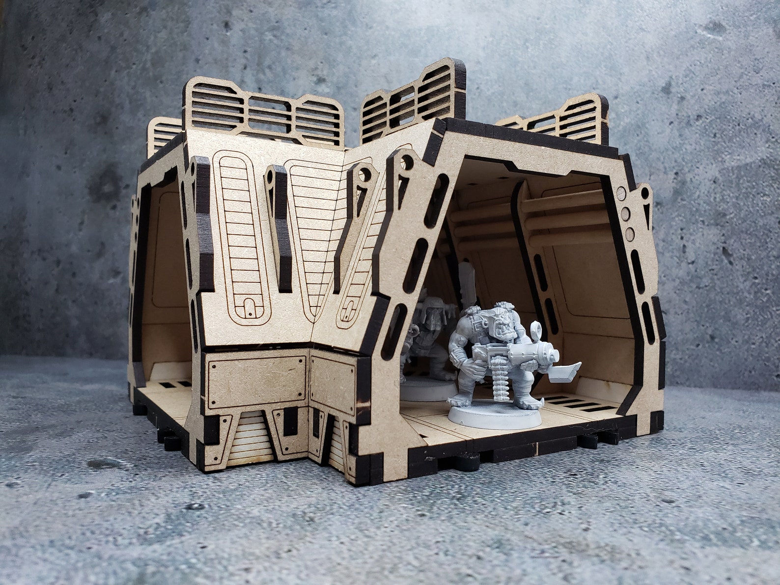 Laser Cut Tabletop Wargaming Terrain Kit Noth Yidik Facility | Etsy