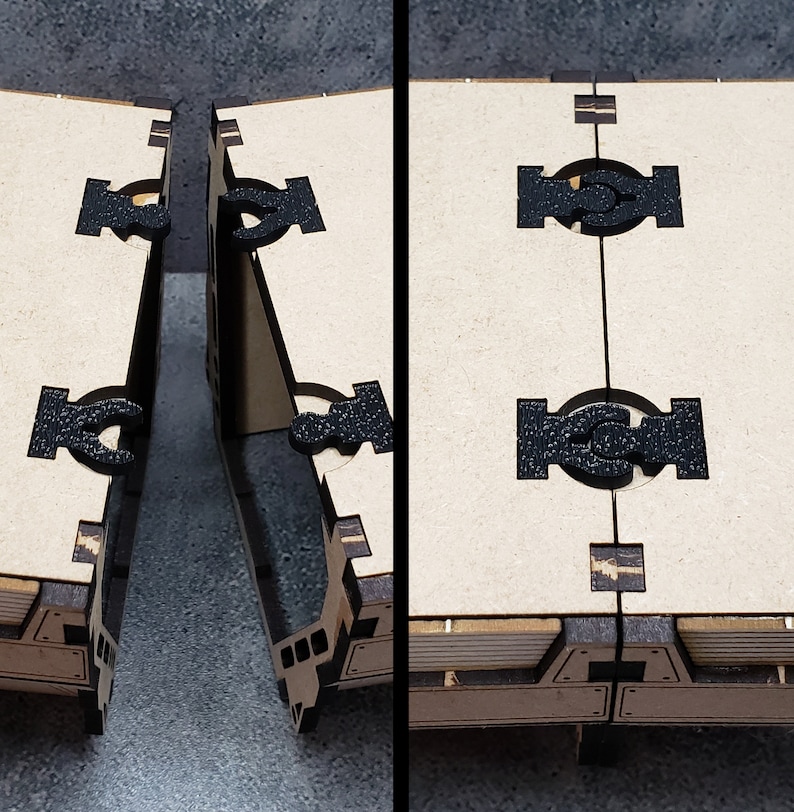 Laser Cut Tabletop Wargaming Terrain Kit Noth Yidik Facility 90 Degree ...