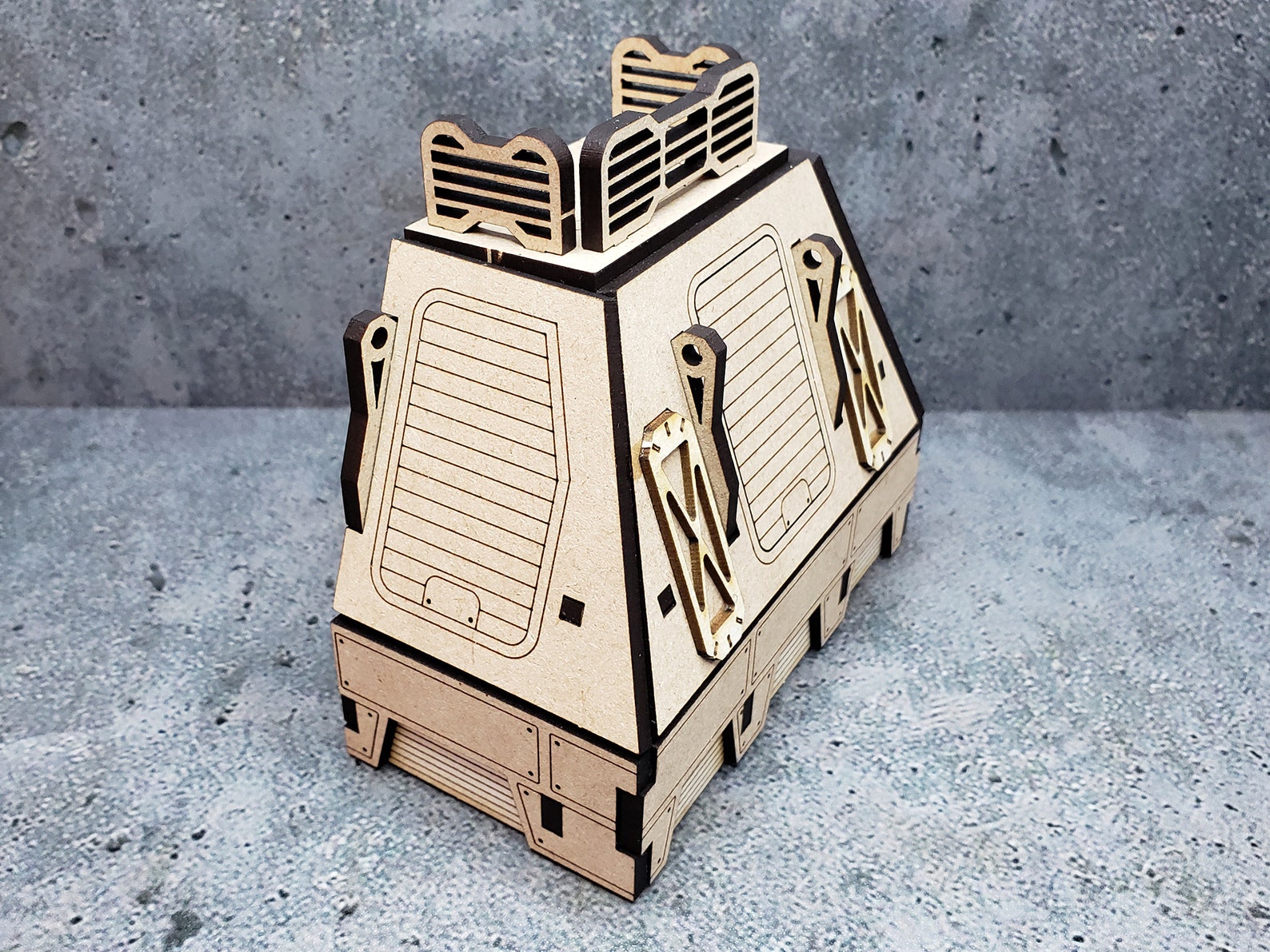 Laser Cut Tabletop Wargaming Terrain Kit Noth Yidik Facility Dead-end ...