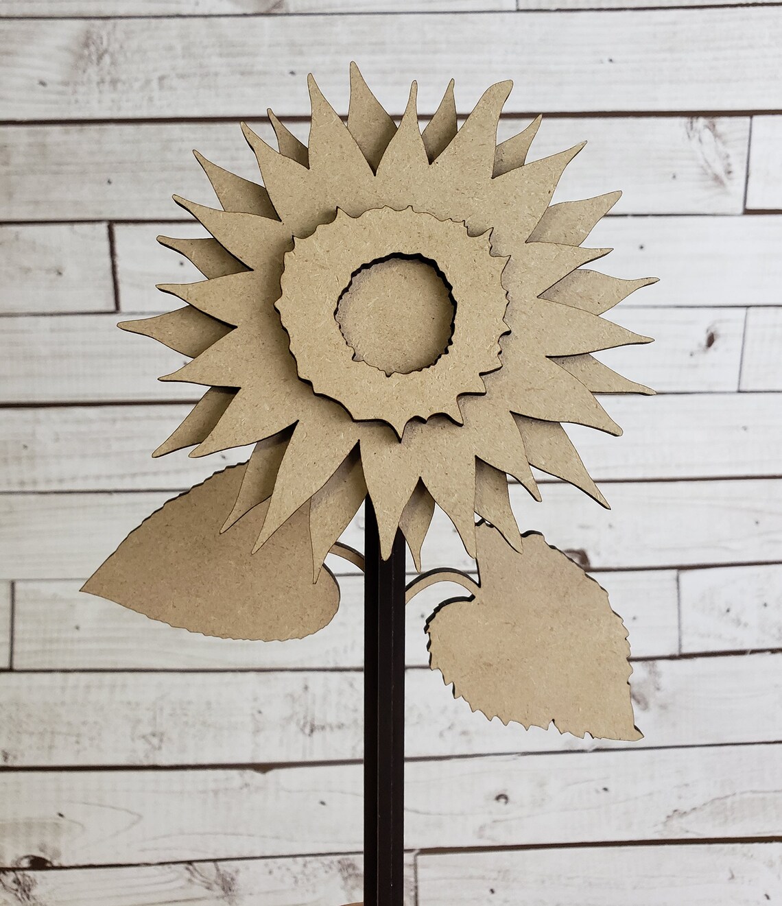 Laser Cut Sunflower Cut File - to Be Cut by Purchaser (1/8" Material ...