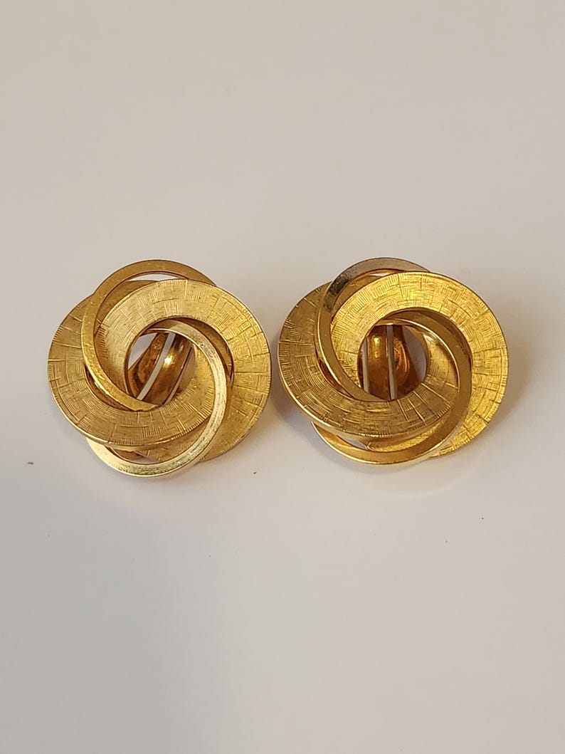 Stunning Vintage Charles Reis 12 K Gold Filled Brooch and Clip on ...