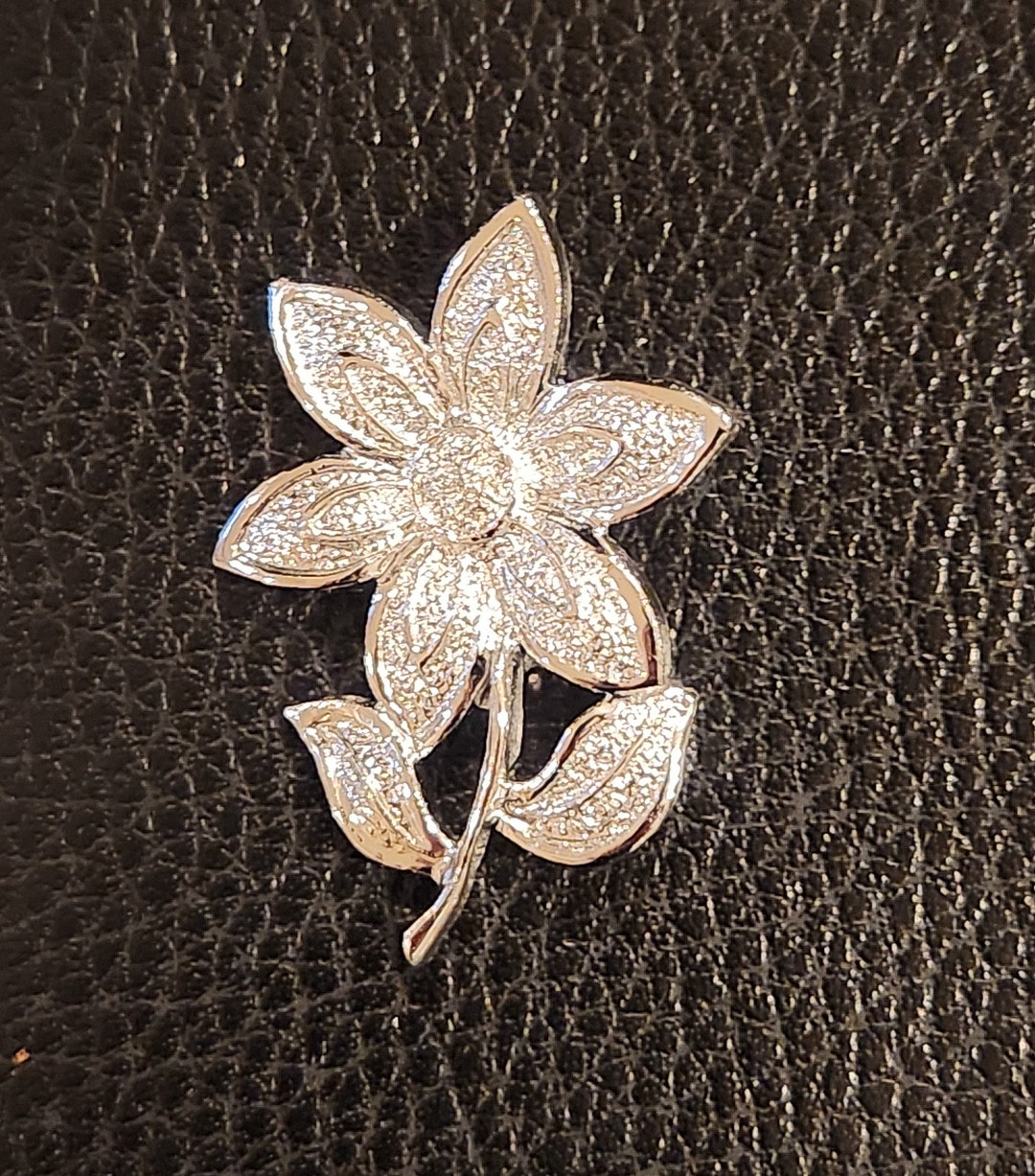 Broche marguerite vintage argentée Gerry's - Etsy France