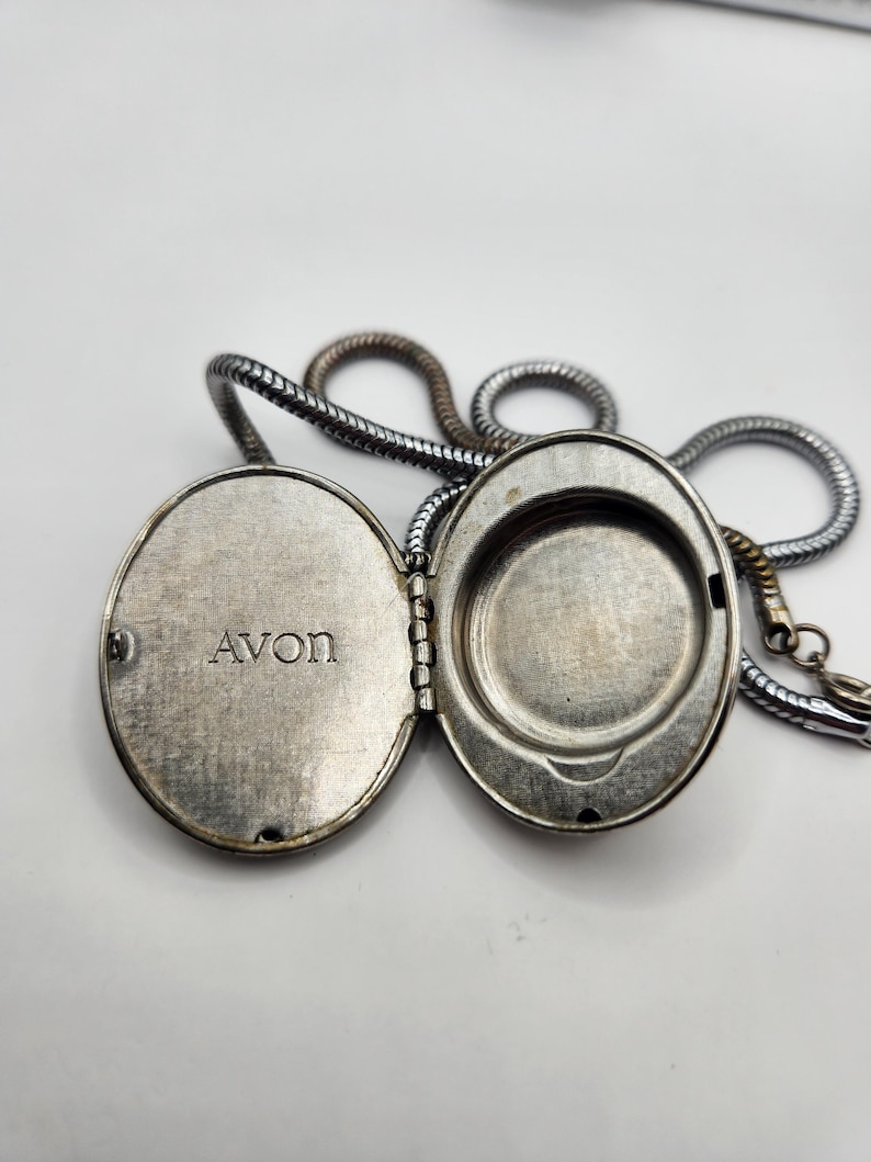 Vintage Avon Perfume Locket Pendant/brooch - Etsy