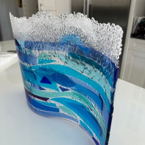 Interior Design Glass Wave With Texture - Etsy