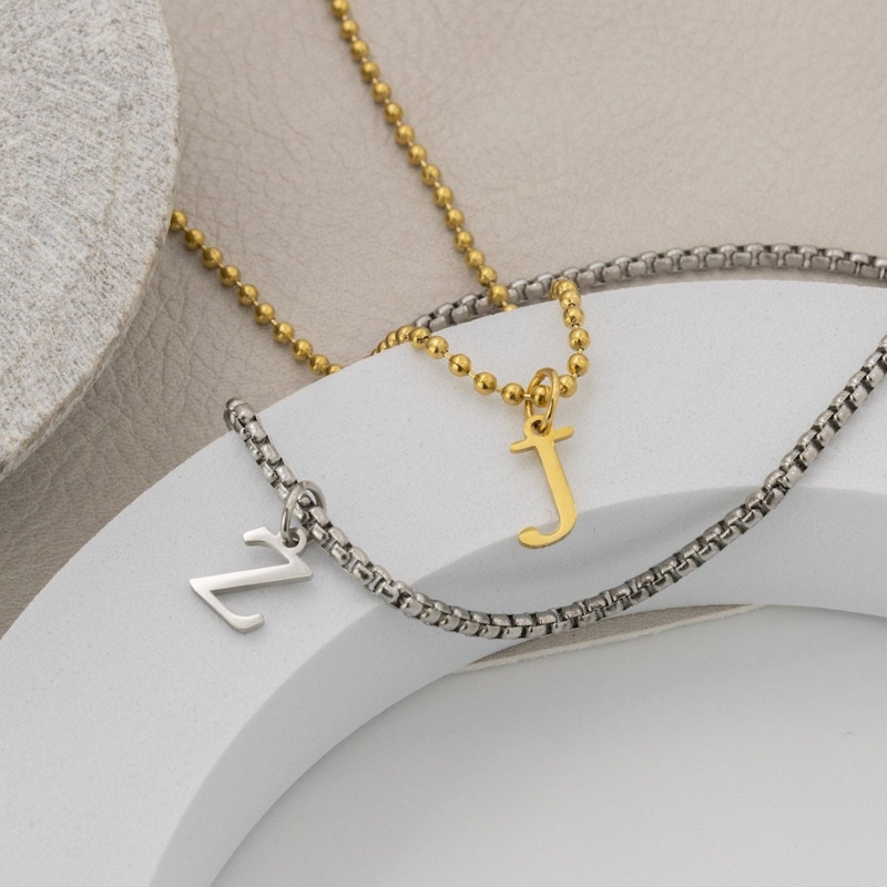 Mens Initial Chains - Etsy