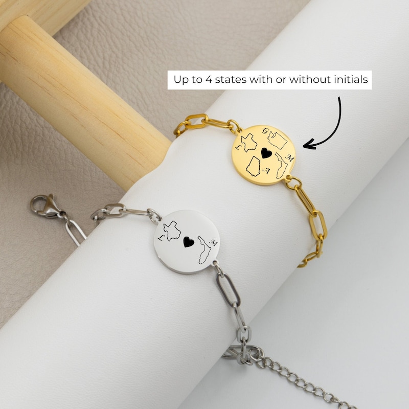Friendship Map Bracelet - Etsy