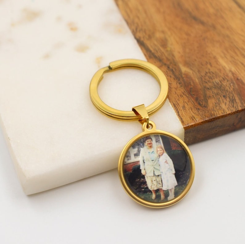 Custom Photo Keychain Picture Keychain Personalized Gift for - Etsy