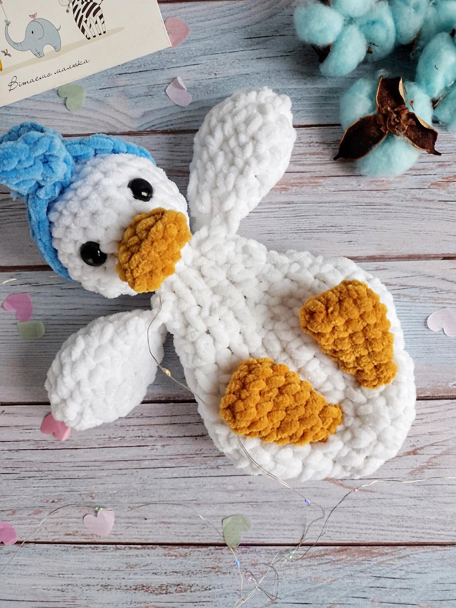 Crochet Duckling,cuddle Buddy,farm Baby,soft Toy,nursery Decor ...