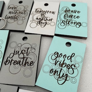 Motivational Tag SVG: Laser Cut Keychain, Inspirational Engraving ...