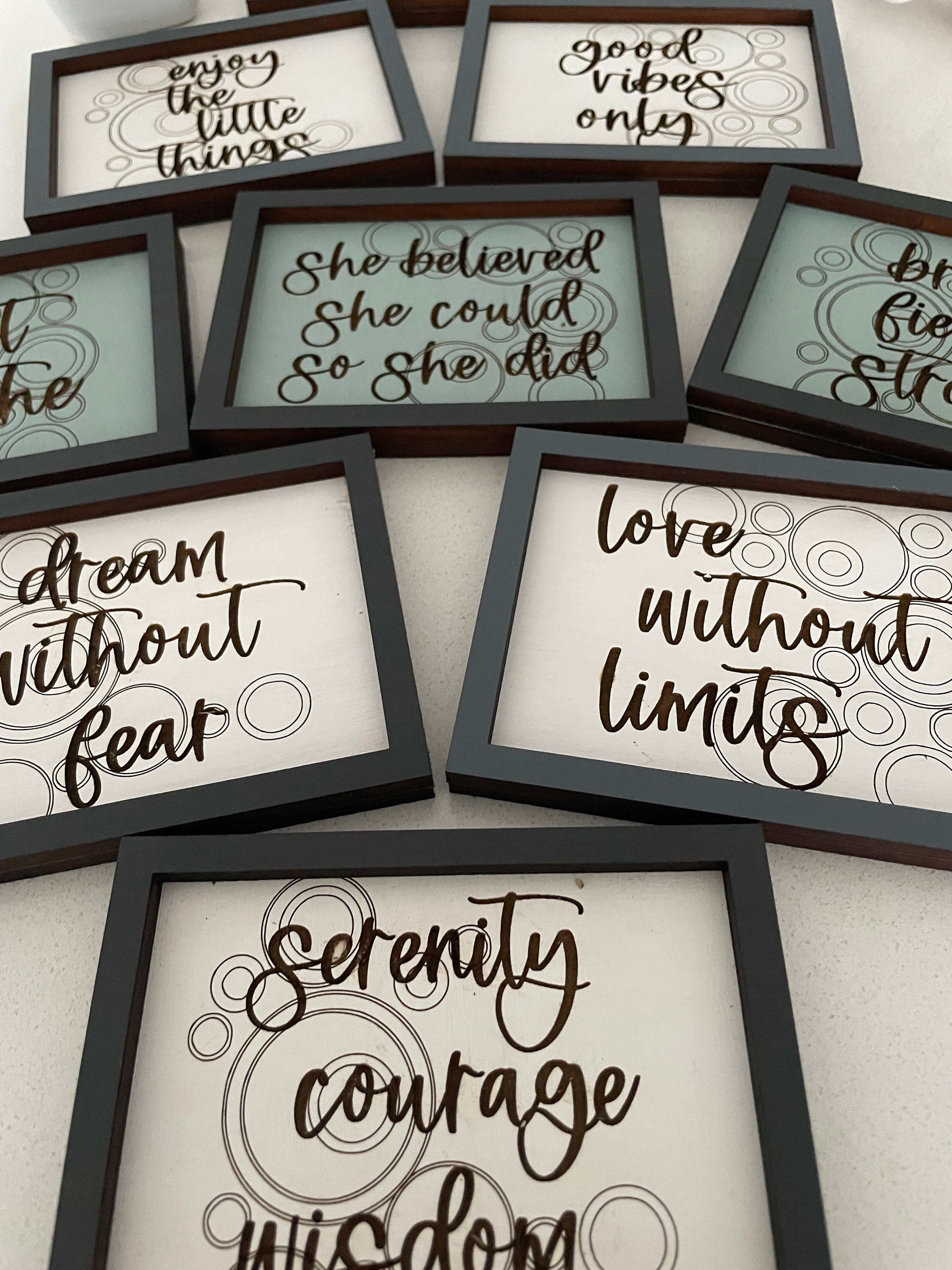 DIGITAL DOWNLOAD SVG Mini Sign Svg Mini Signs for Tiered - Etsy Canada