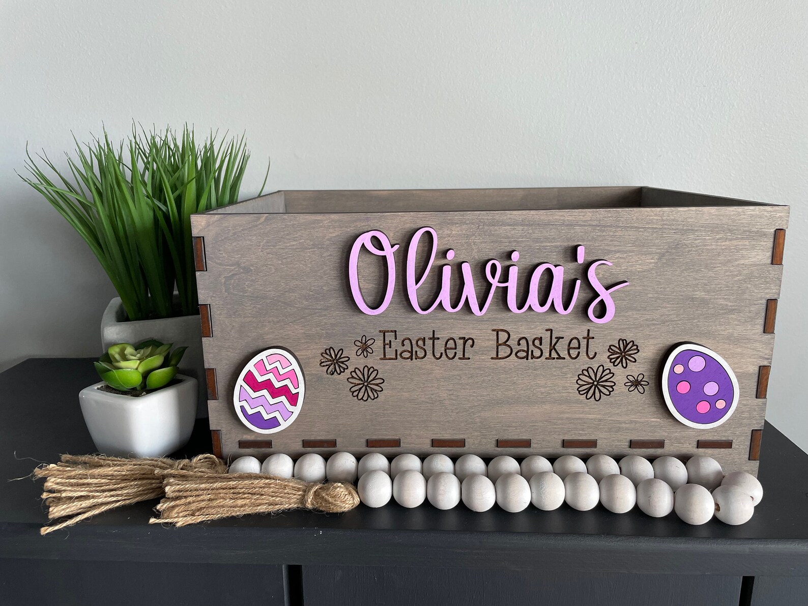 DIGITAL DOWNLOAD SVG Easter Basket Svg Easter Crate Svg | Etsy